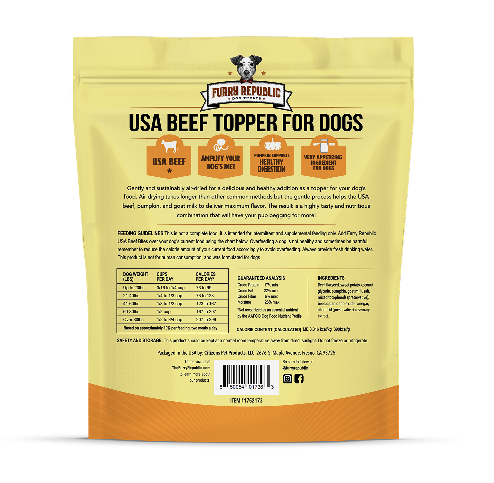 Beef Meal Topper - 36oz – Furry Republic